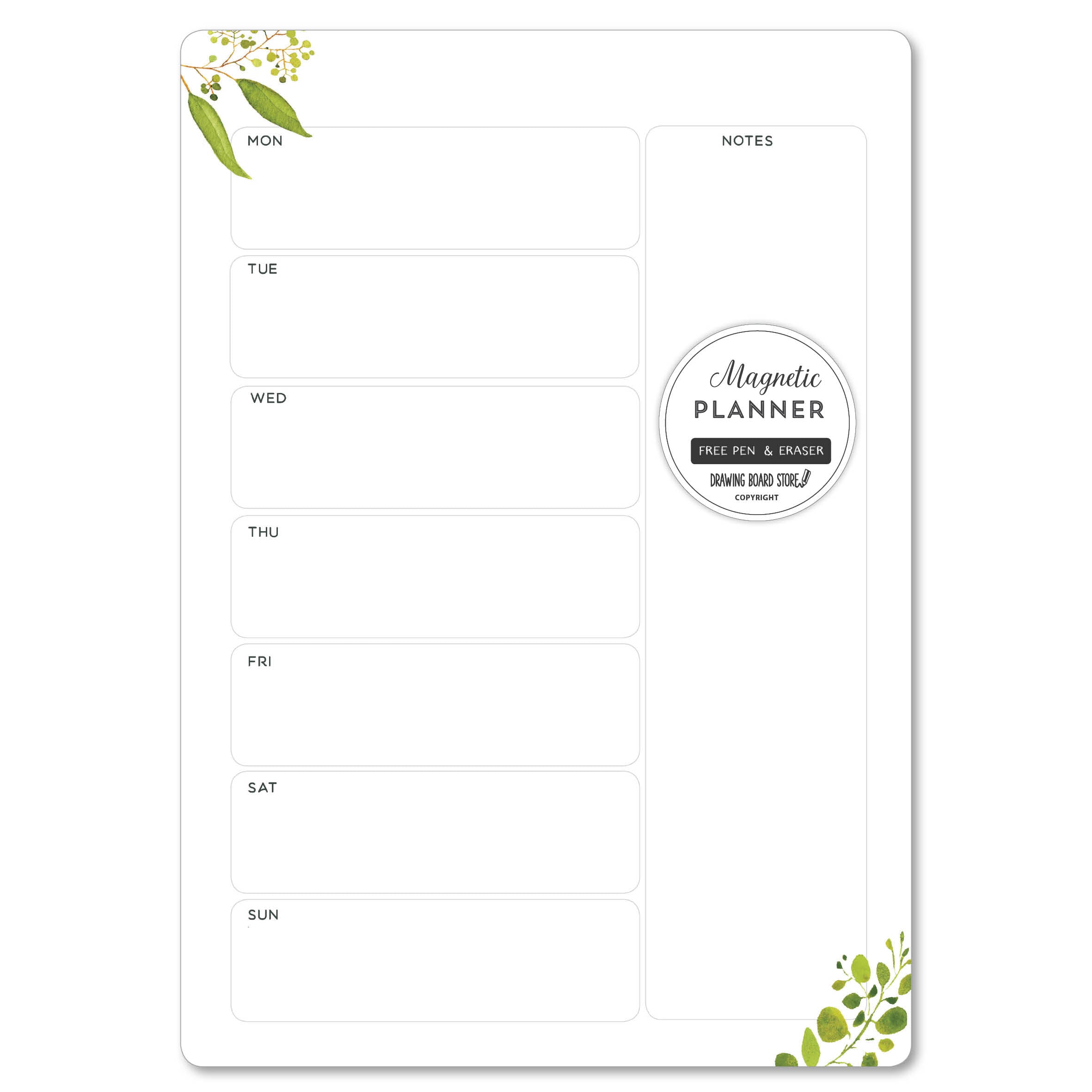 WEEKLY PLAN Eucalyptus – Drawing Board Store