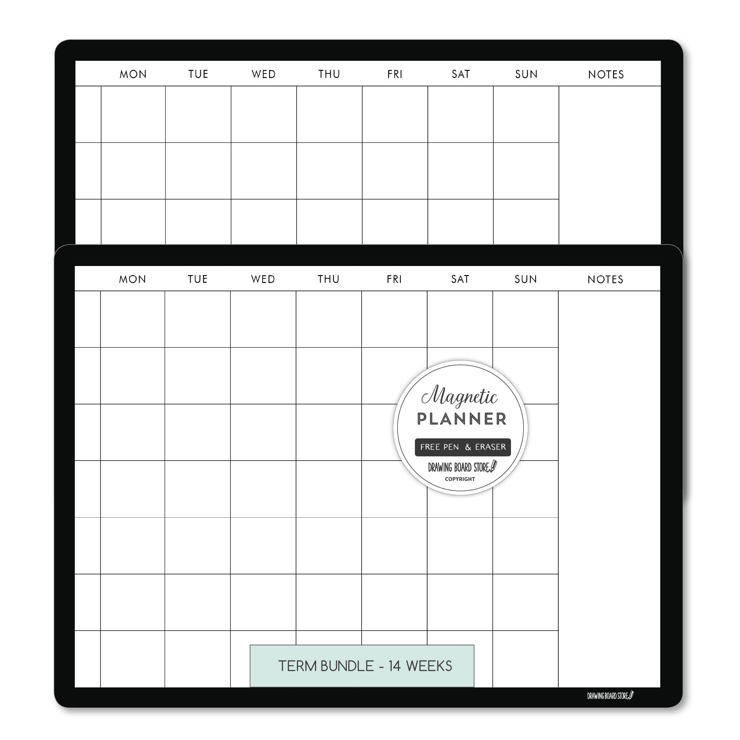 TERM BUNDLE - 14 WEEK VIEW Monochrome – Drawing Board Store